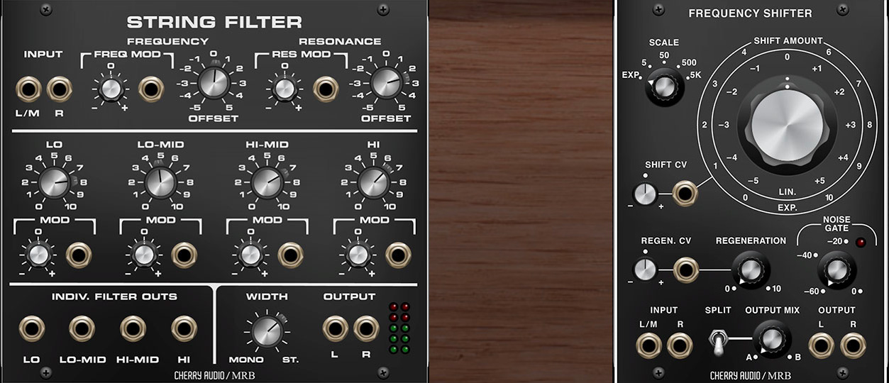 Cherry Audio Rackmode Modules Collection: efectos Moog antiguos para ...