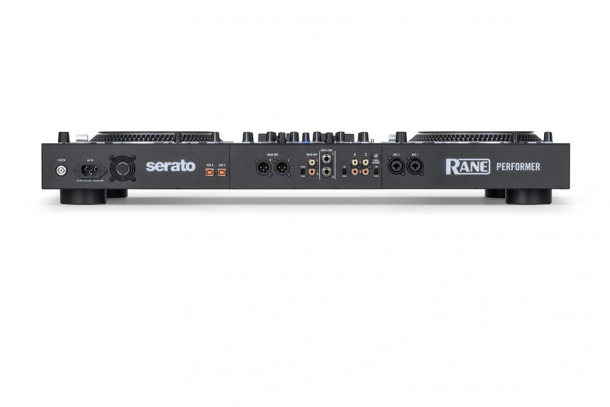 Rane Performer, controlador con jog wheels motorizados y de cuatro ...