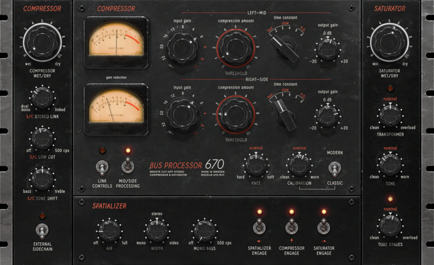 Softube Bus Processor 670: el Fairchild 670, según Softube