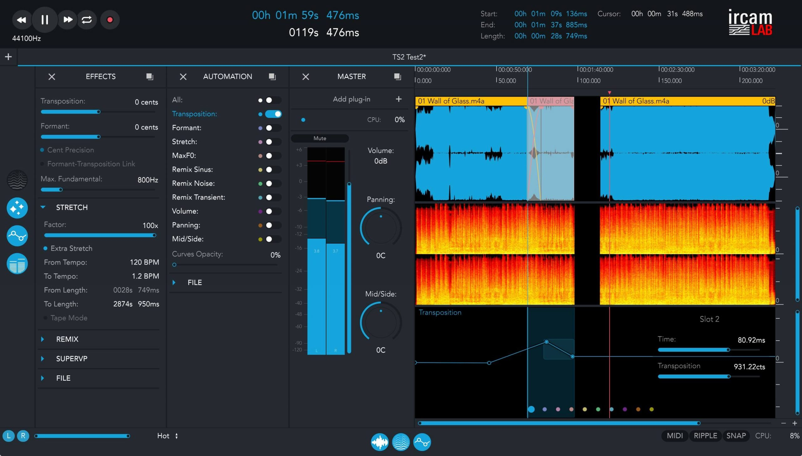 IrcamLAB busca el editor de audio definitivo con su nuevo TS2