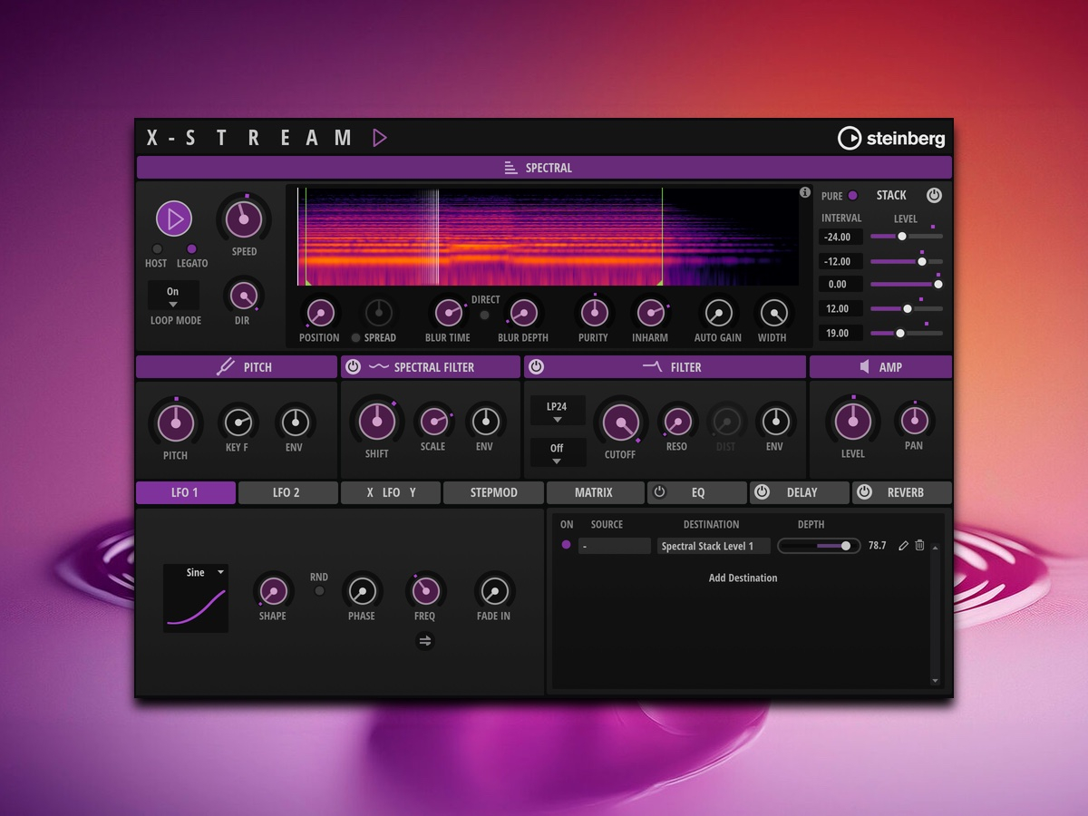 Steinberg regala X-Stream, un sintetizador espectral para Halion 7 y ...
