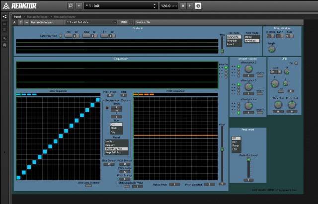 Live Audio Looper, un ensemble gratuito para Reaktor | Hispasonic