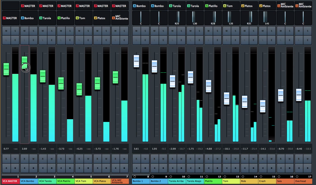 Cómo utilizar los faders VCA en Cubase Pro 8 | Hispasonic