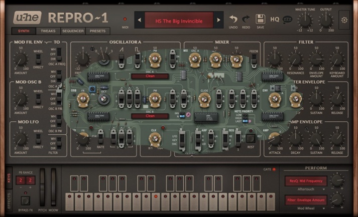 Repro-1, el Sequential Pro-One virtual de U-He ya es una realidad ...