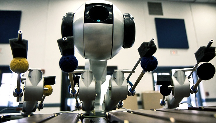 Conoce a Shimon, un robot que compone e interpreta sus propias ...