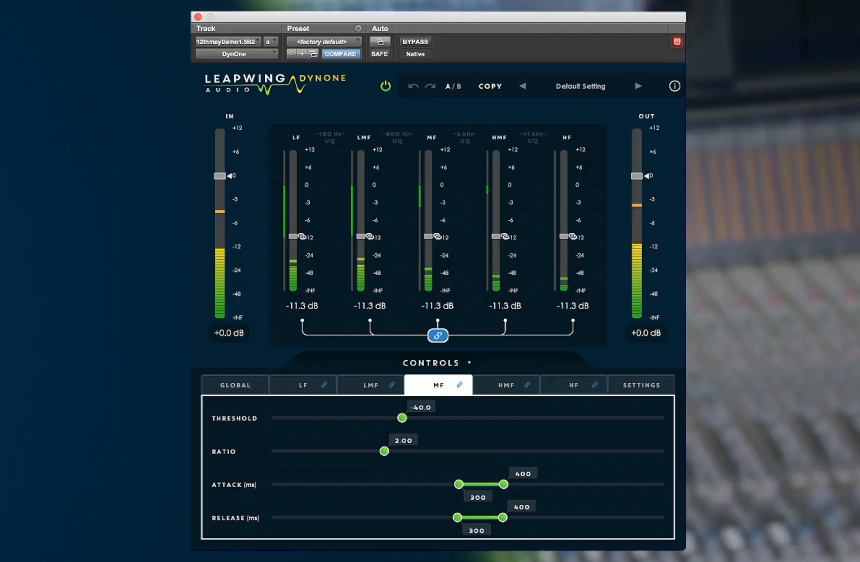 LeapwingAudio DynOne v2, la compresión multibanda aún más fácil ...