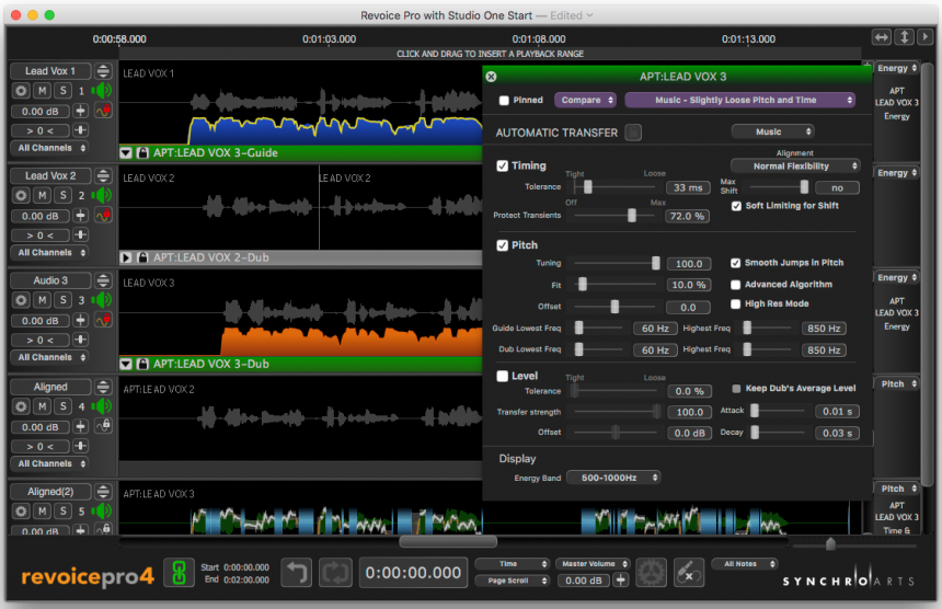 Revoice Pro 4, manipulación de tono y tiempo desde Synchro Arts | Hispasonic