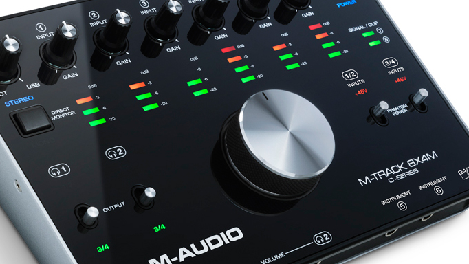 M-Audio M-Track 8X4M, nueva interfaz asequible de 8 entradas | Hispasonic