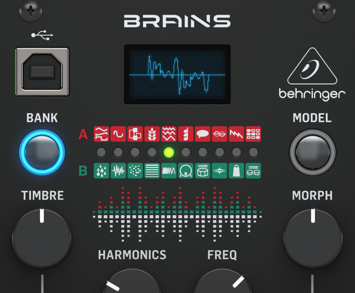 Behringer Brains, polivalente oscilador eurorack con 20 modelos ...