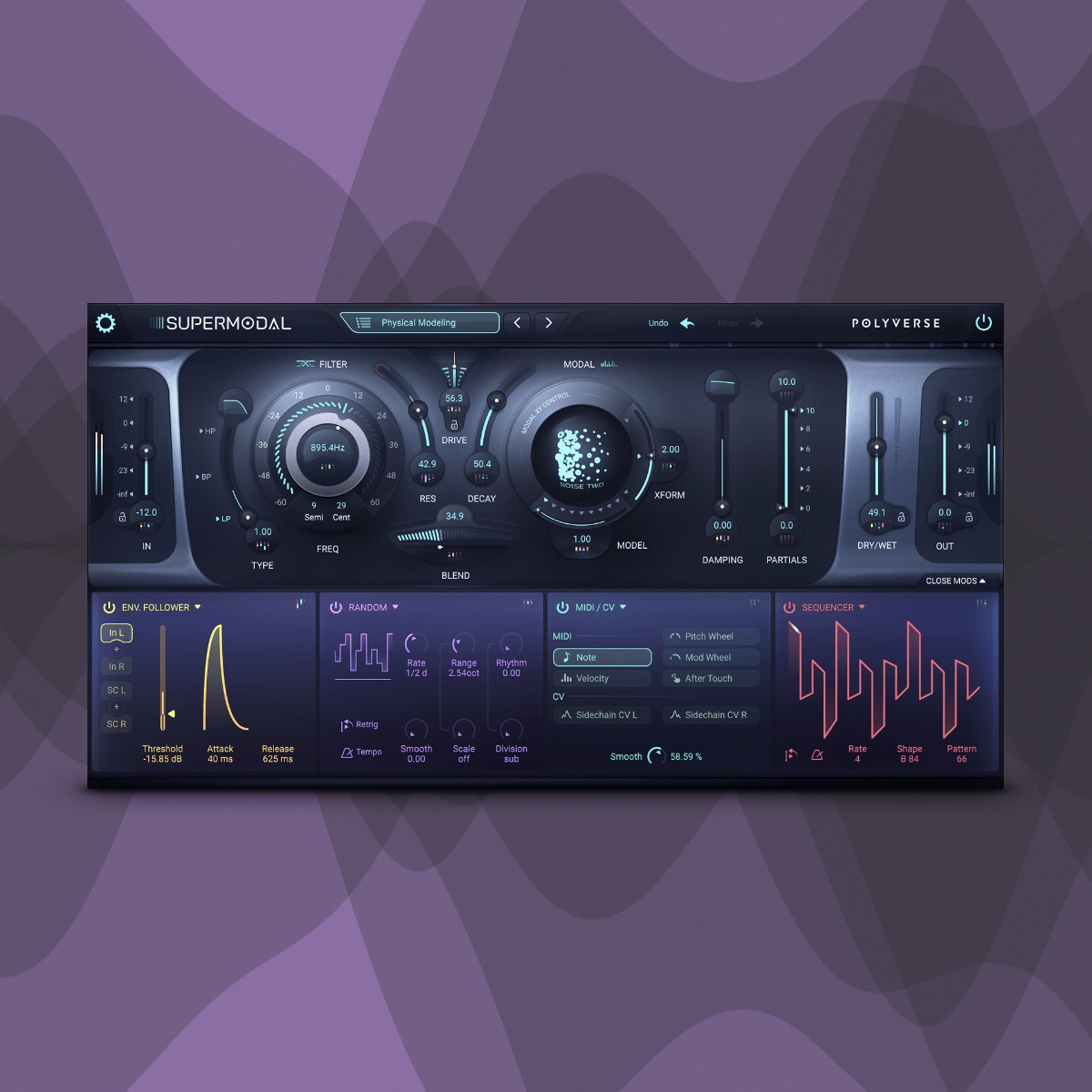 Polyverse Supermodal, un plugin de filtrado modal a tope de resonancias ...