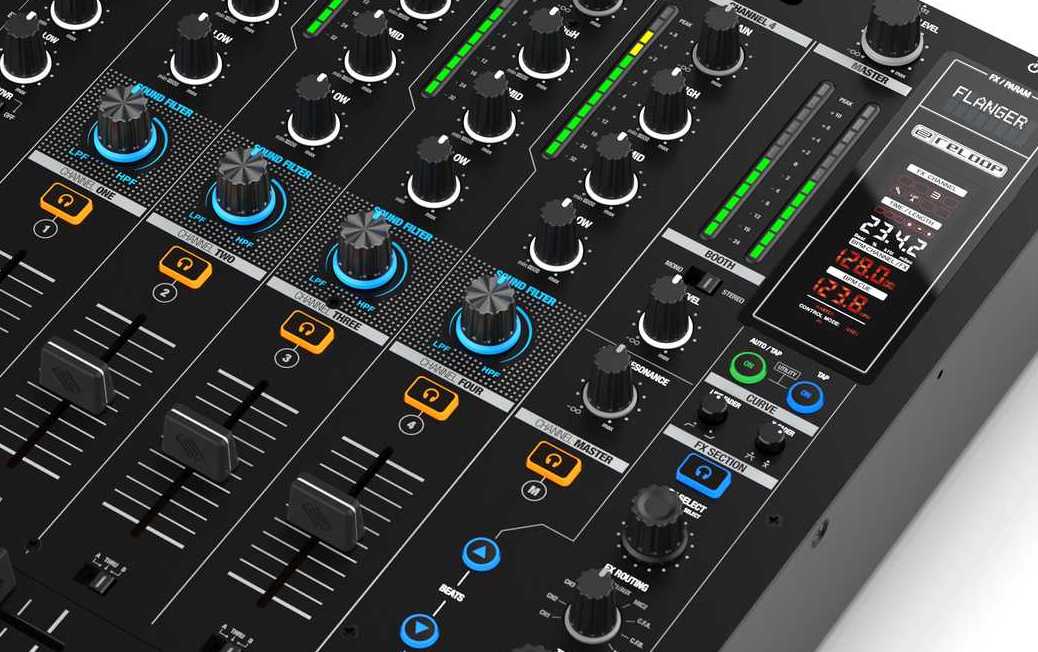 Reloop RMX-95, mixer de 4 canales compatible con djay PRO AI | Hispasonic