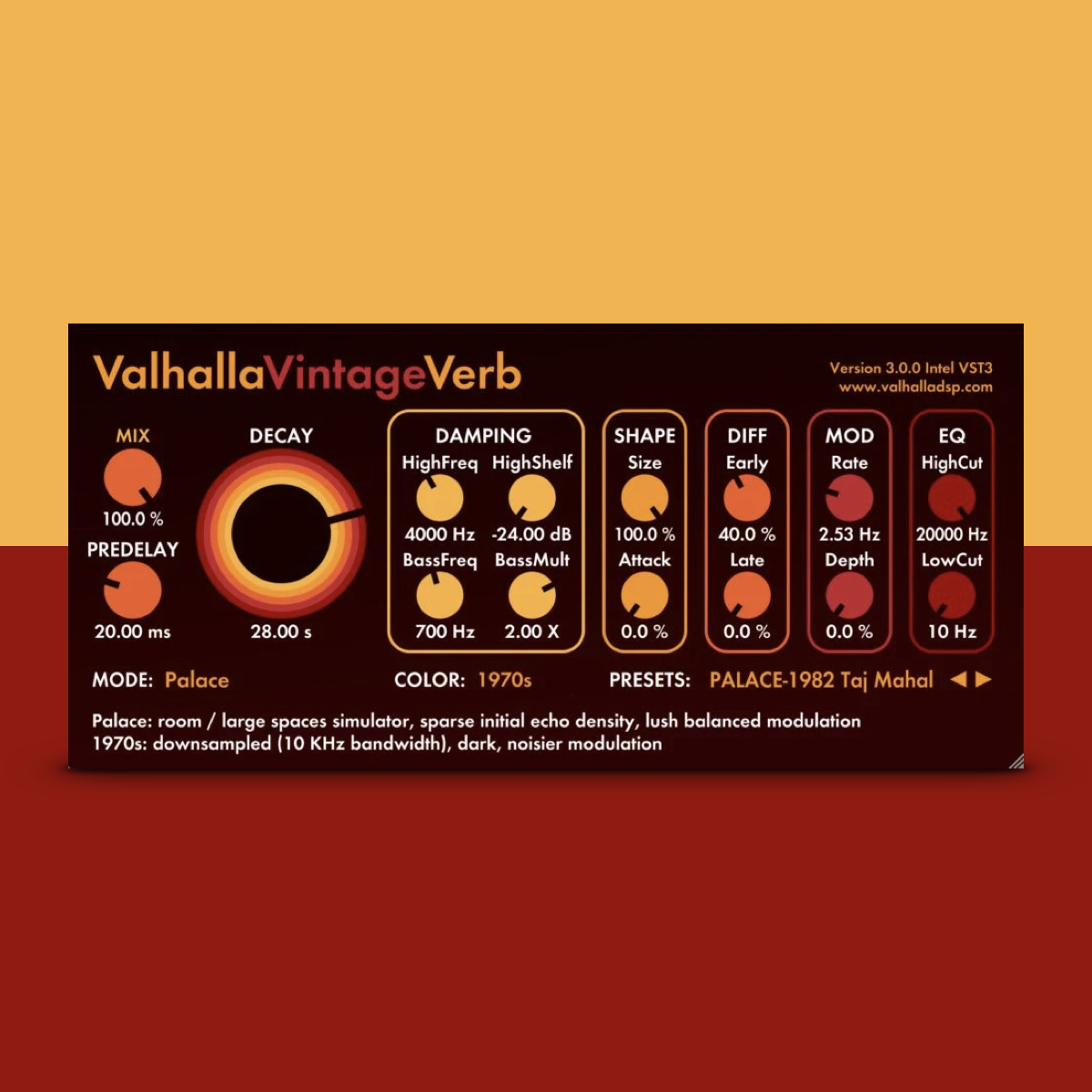 ValhallaVintageVerb v3.0.0: actualización gratuita de la popular reverb ...