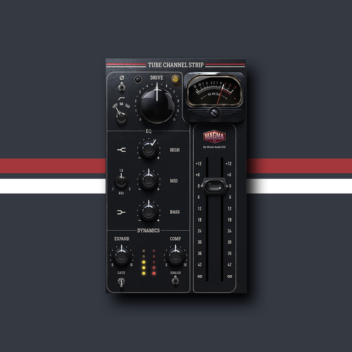 Waves Magma Tube Channel Strip, un plugin de tira de canal al rico ...