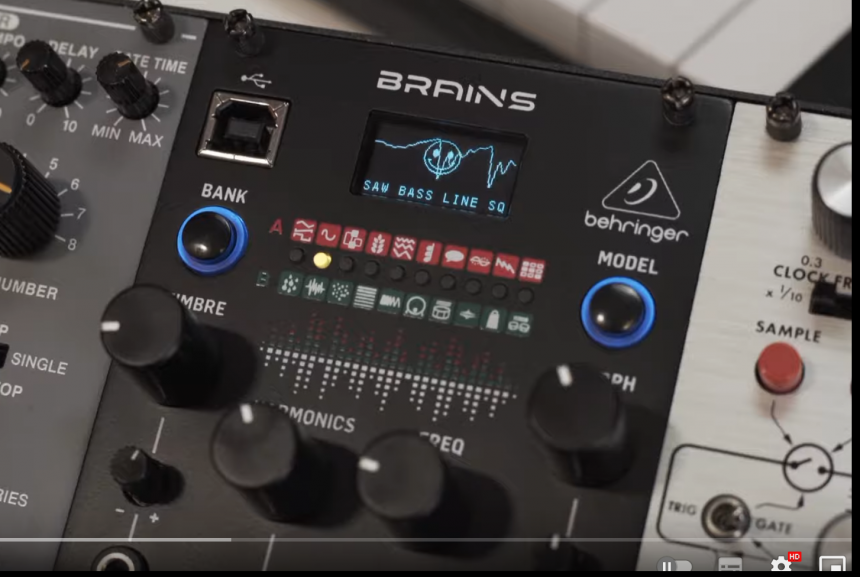 Behringer Brains Reloaded: 4 nuevos sintes y un osciloscopio en ...