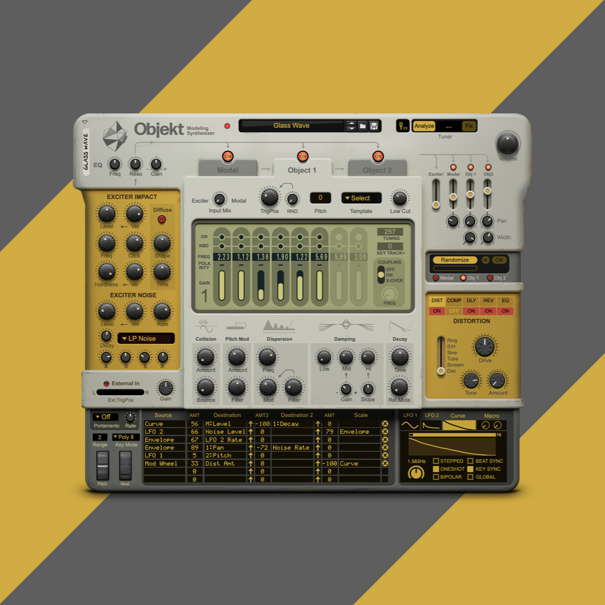 Reason Studios Objekt, un sinte por modelado físico que llegará el 11 ...