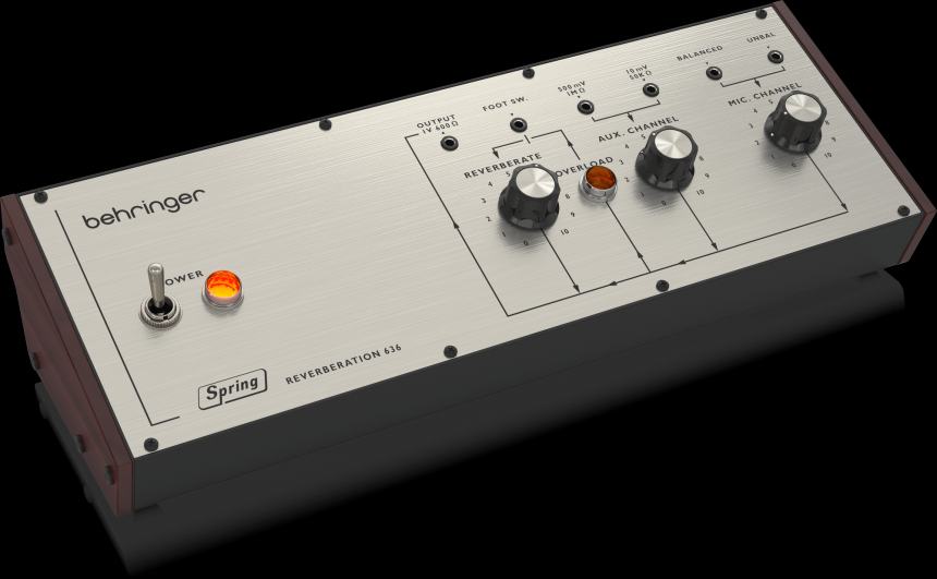 Behringer: Spring Reverb 636, UB-X, UB-Xa Mini, Mini RD-78 y CZ1 Mini ...