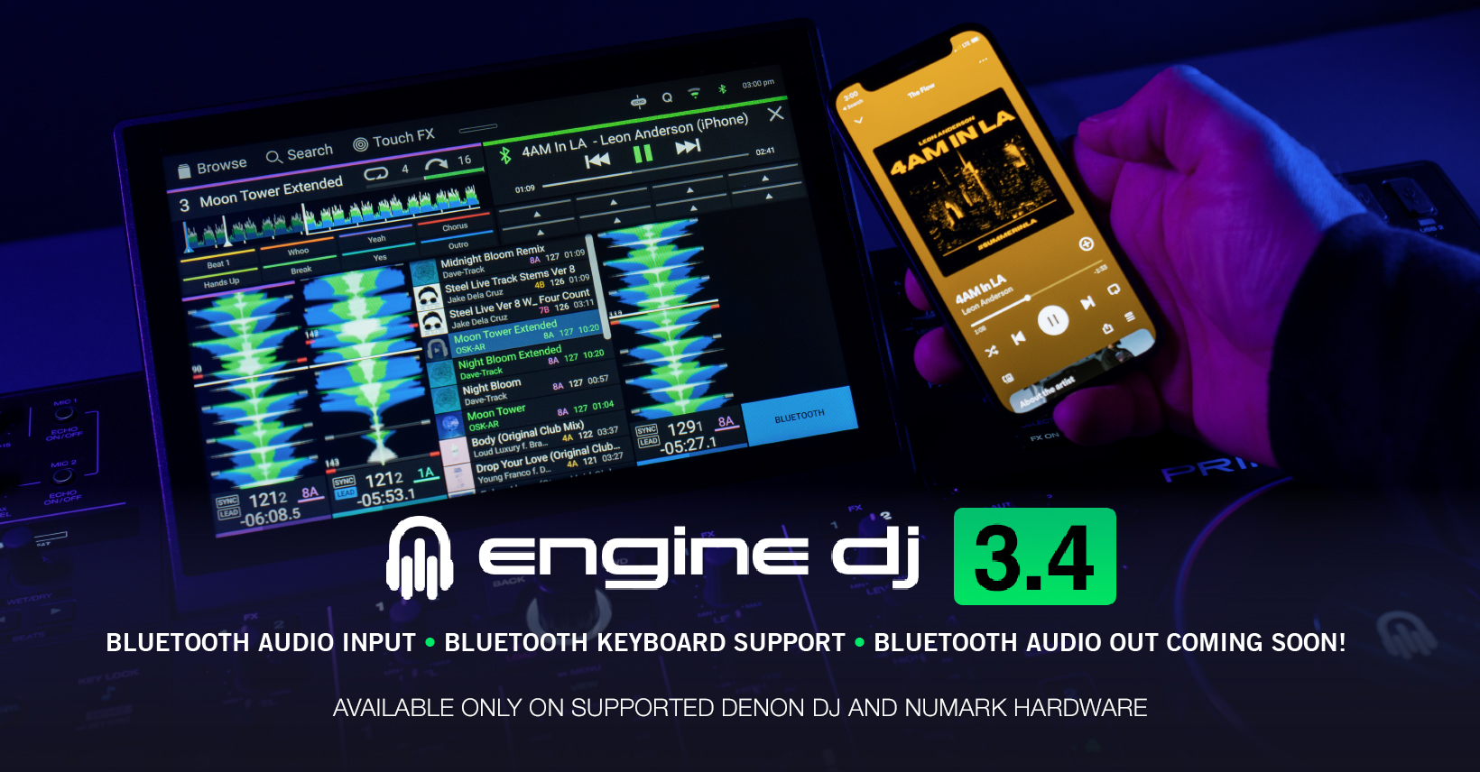 Engine DJ 3.4 agrega función Bluetooth a dispositivos de Denon DJ y ...