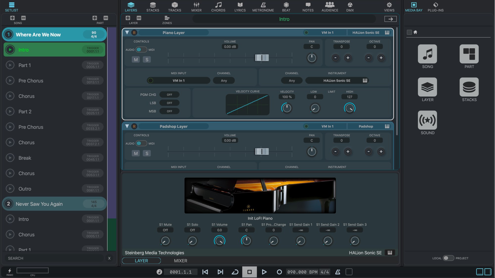 Steinberg VST Live Pro 2: plugins de iluminación DMX en el sistema de ...