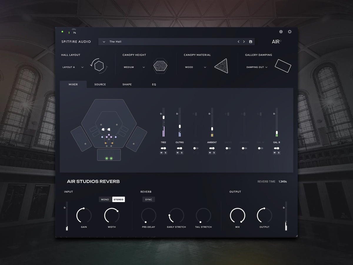 Spitfire Air Studios Reverb: una reverb por convolución con más de 67. ...