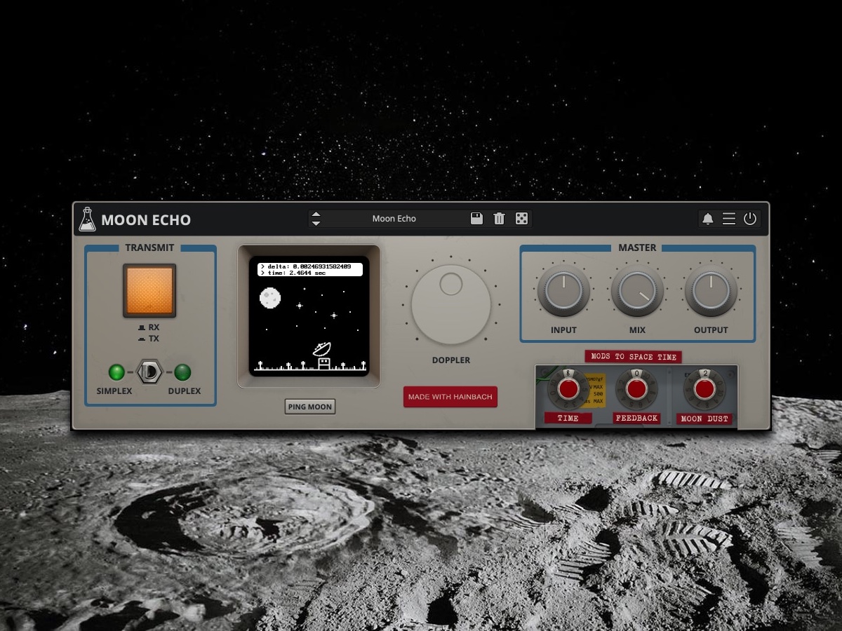 Audiothing y Hainbach regalan Moon Echo, un plugin de delay bastante peculiar | Hispasonic