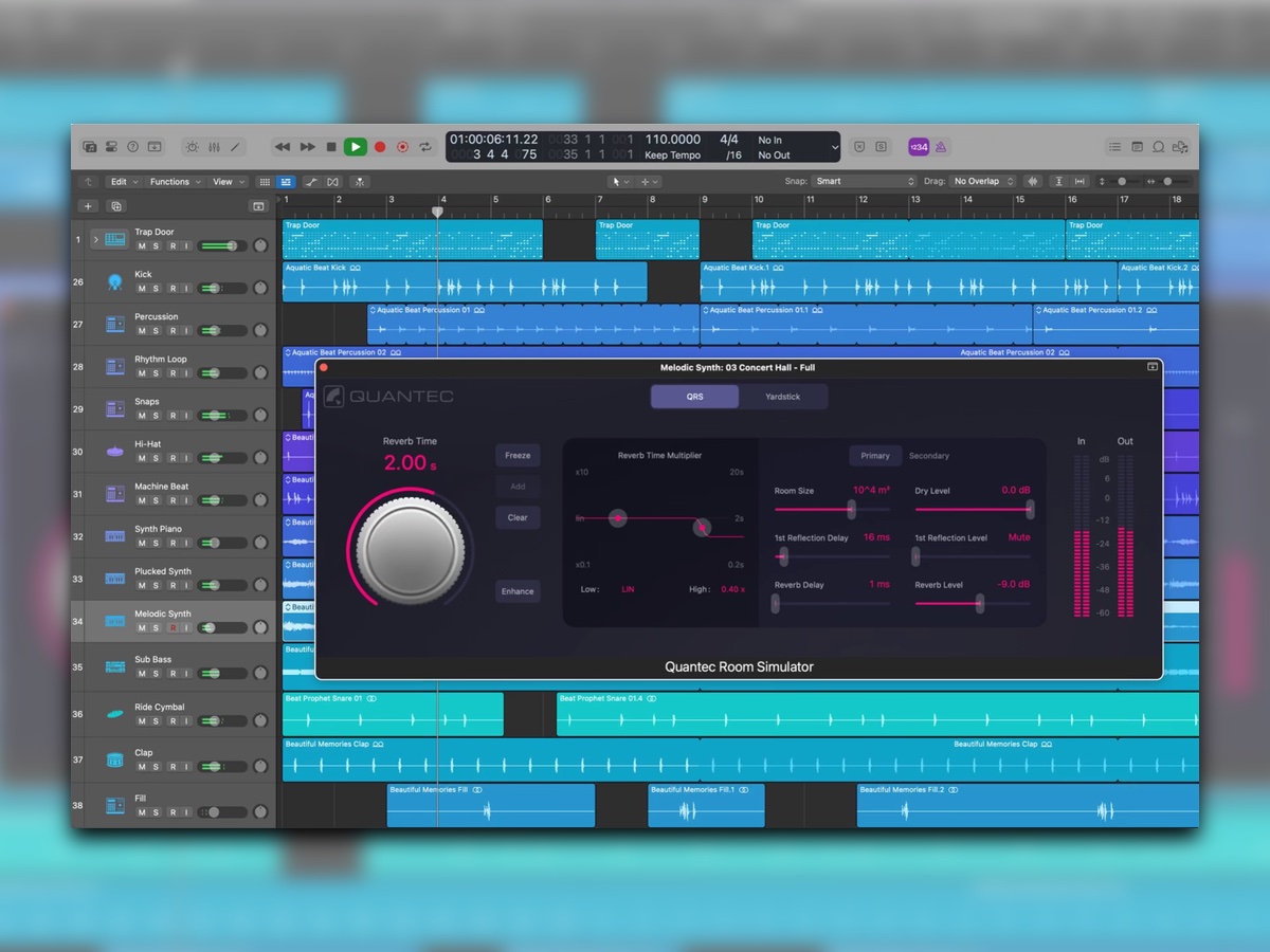 Apple Logic Pro 11.1 llega con la reverb Quantec Room Simulator ...