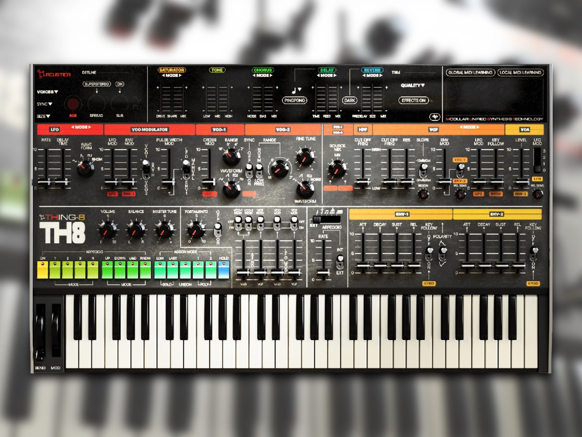 Thing: el primer sintetizador virtual de Acustica Audio son dos ...