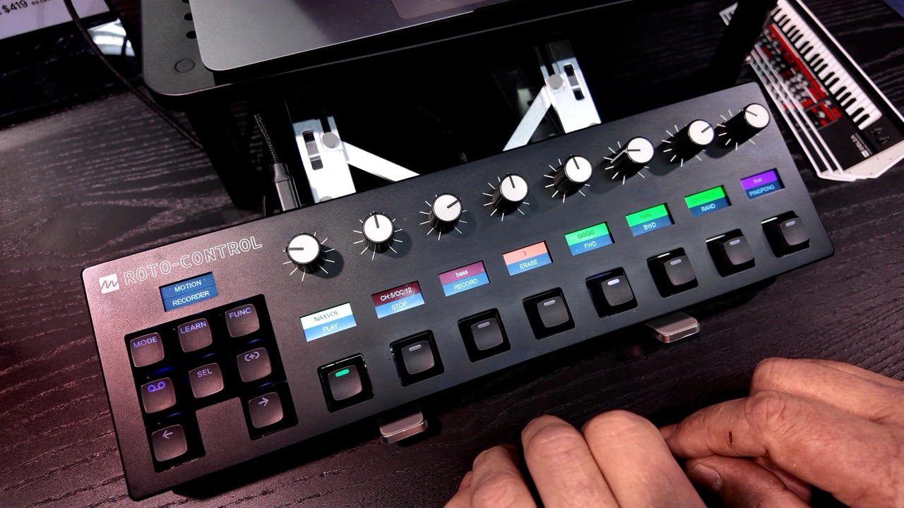 Roto-Control en movimiento: así funciona este controlador MIDI ...