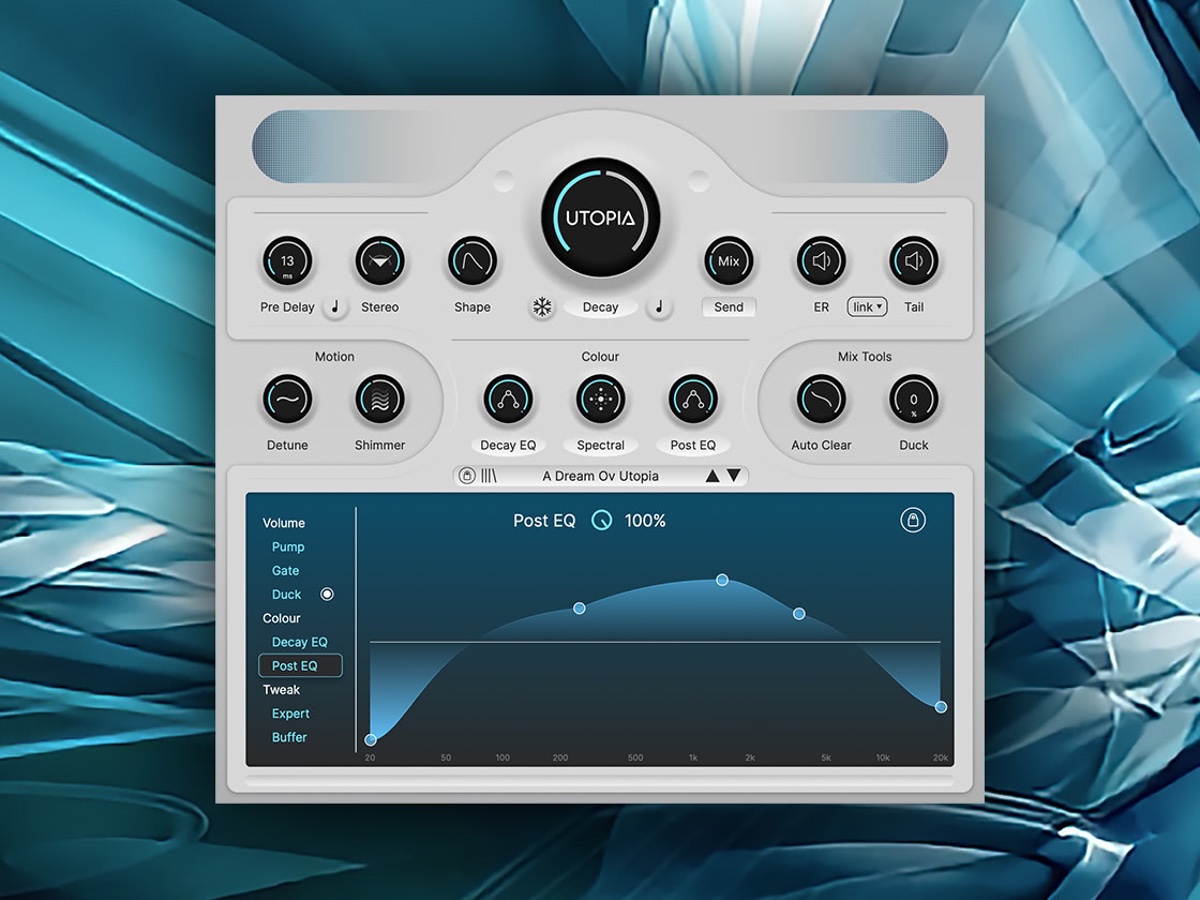 ADPTR Audio Utopia, una reverb espectral con muchas opciones de ...