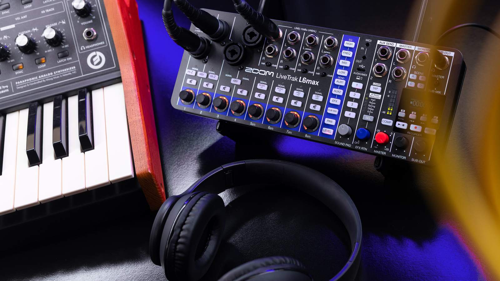 Zoom LiveTrak L6max: más canales, más control y más funciones para directo y estudio | Hispasonic