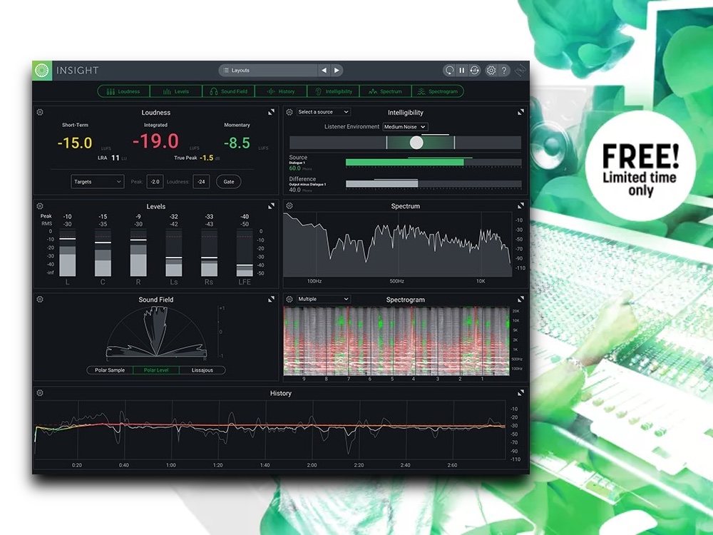 iZotope regala Insight 2, su plugin de análisis y visualización de ...
