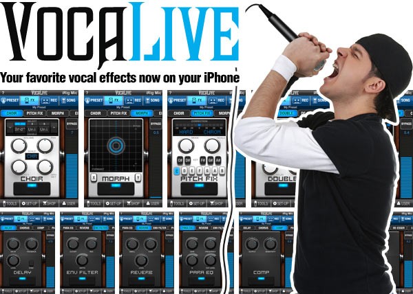 Ya está disponible IK Multimedia VocaLive para iOS | Hispasonic