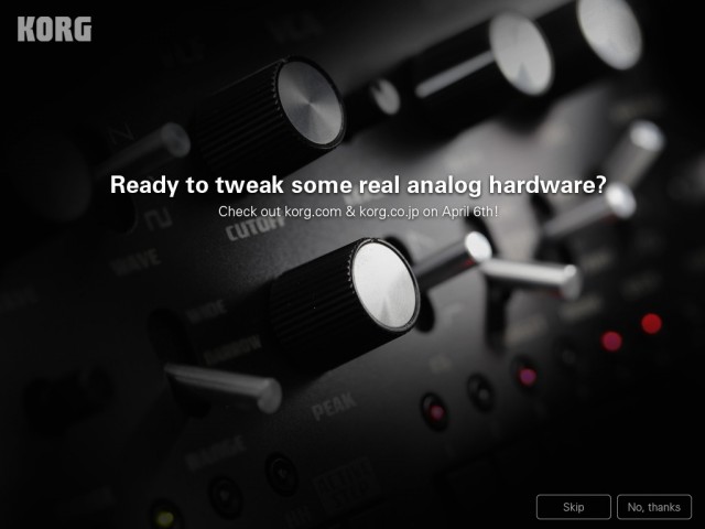 Korg presentará hardware analógico en la Musikmesse | Hispasonic